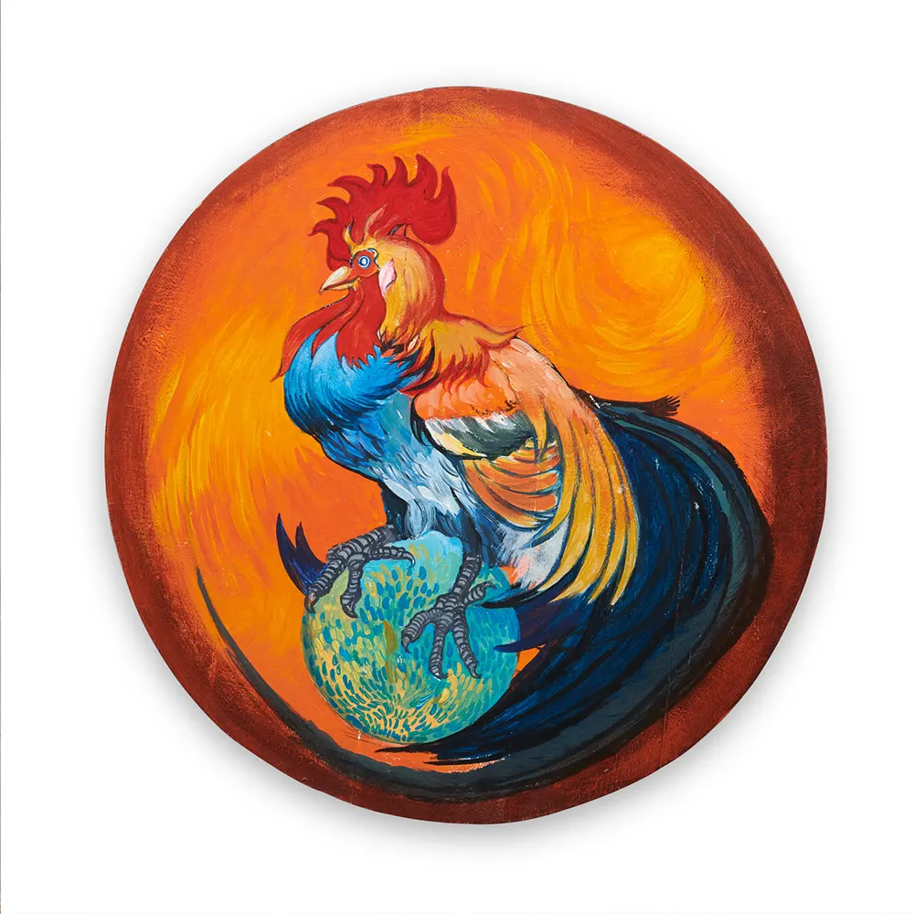 Acrylic Paintings Of Roosters