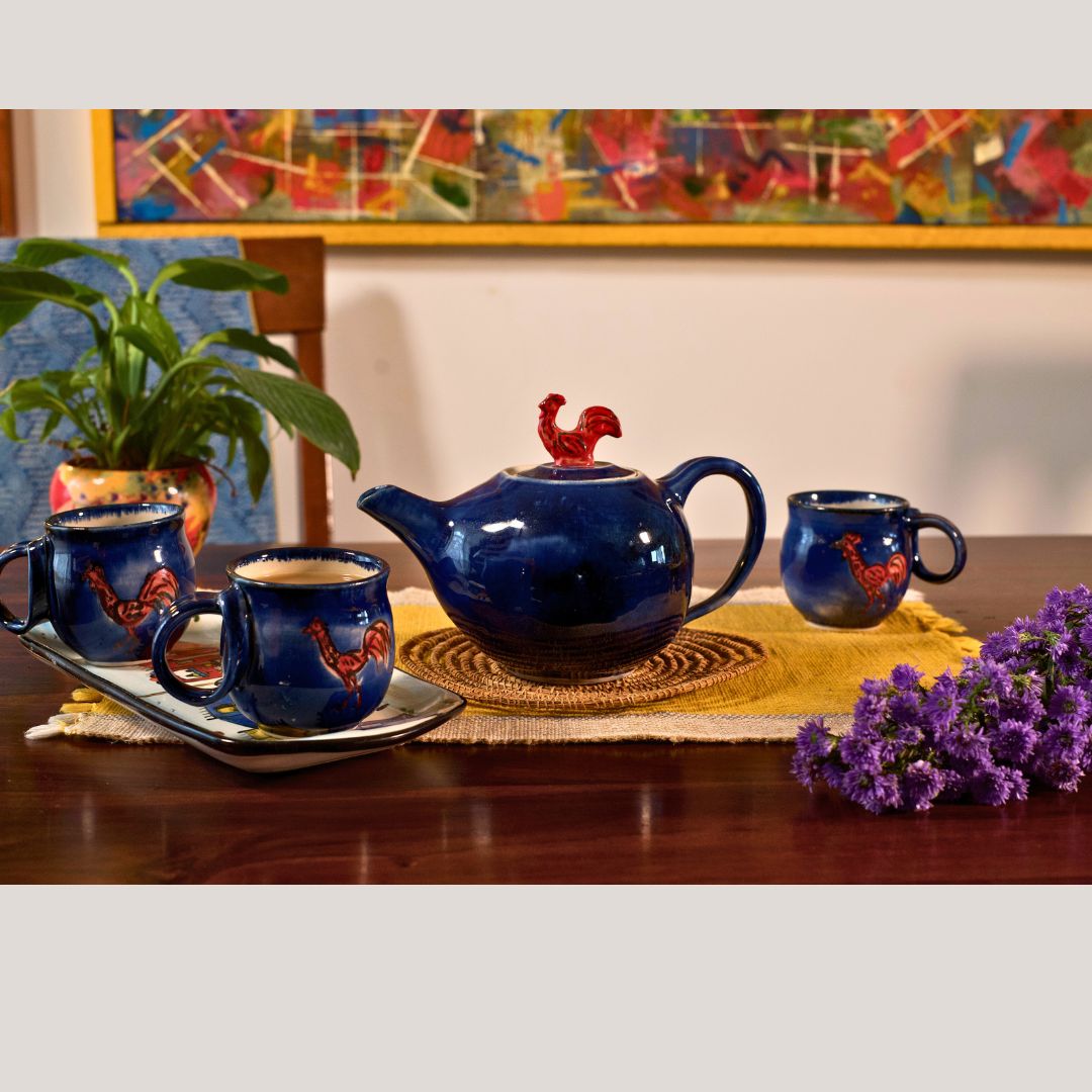 Buy Ceramic Tea Pot Sets Online | Parodarsh
