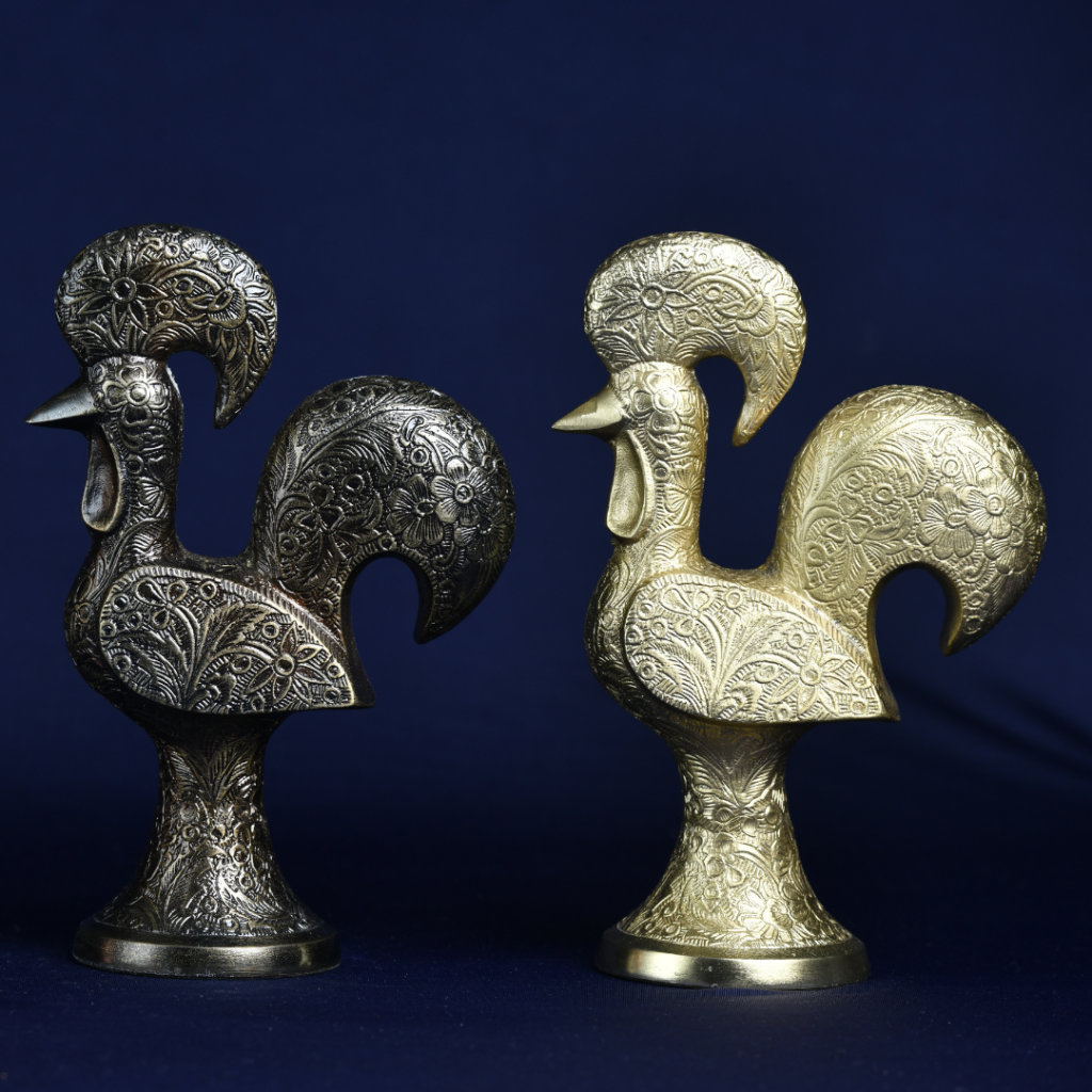 Portuguese Rooster in Brass | Portuguese Rooster in Brass