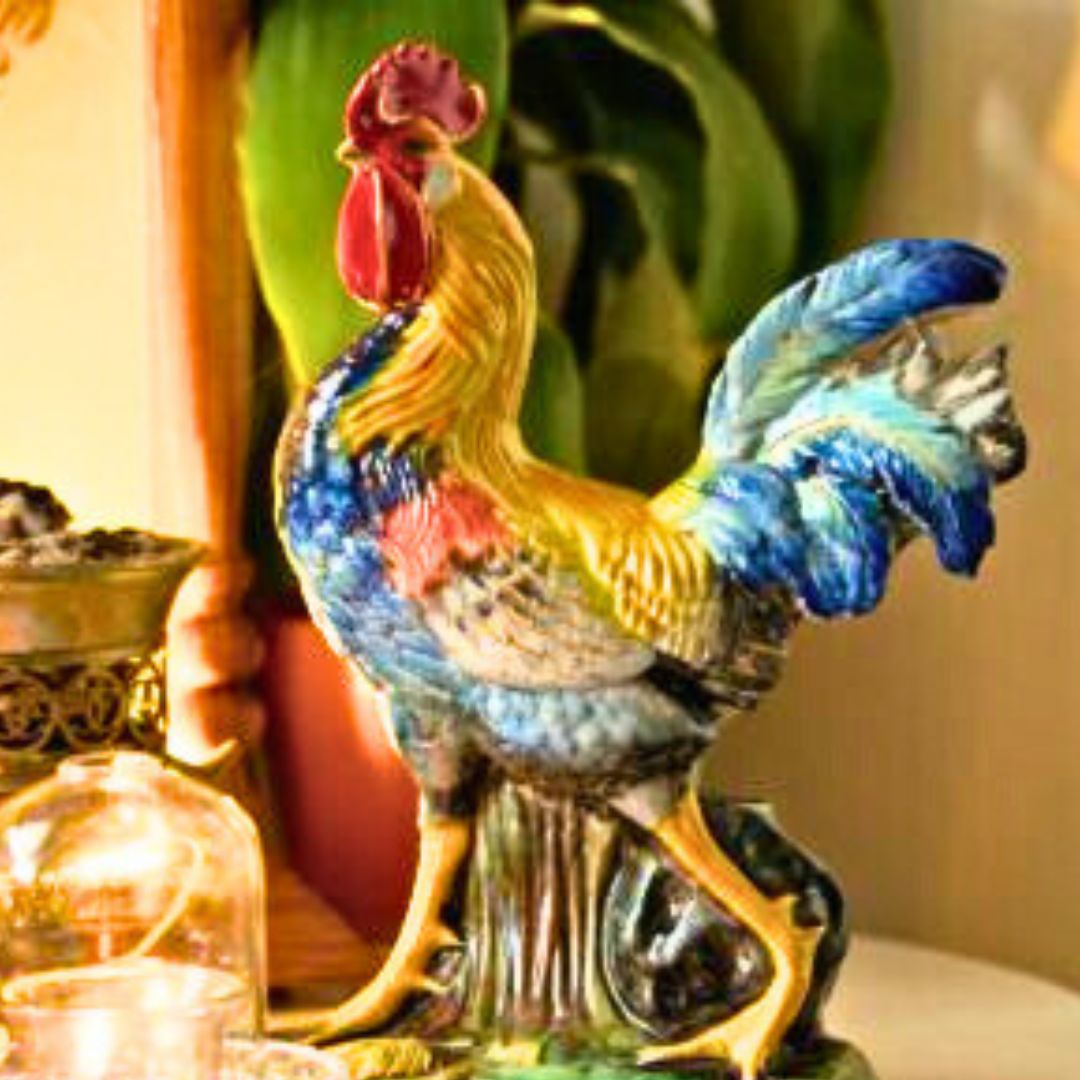 Buy Ceramic Rooster Online In India | Parodarsh